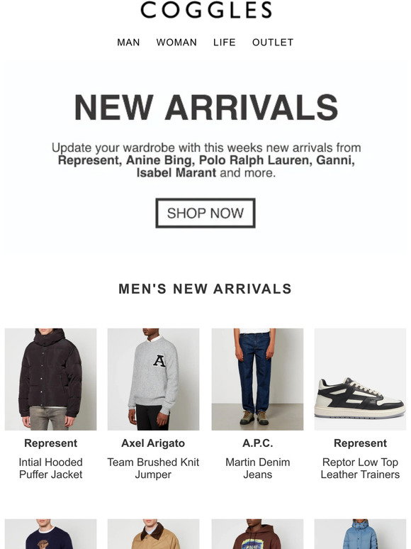 Coggles: Update your wardrobe with this weeks new arrivals | Milled