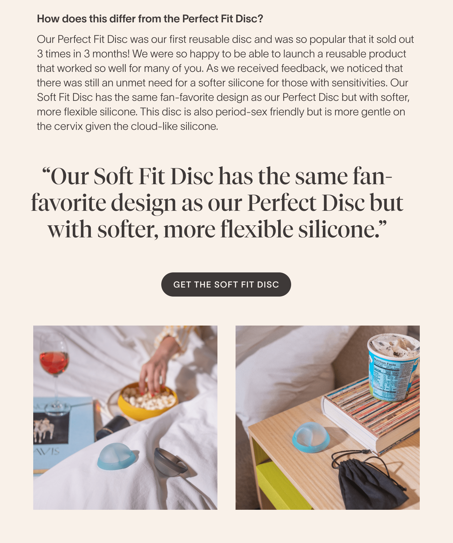 Cora: The Soft Fit Disc | Behind the Scenes | Milled