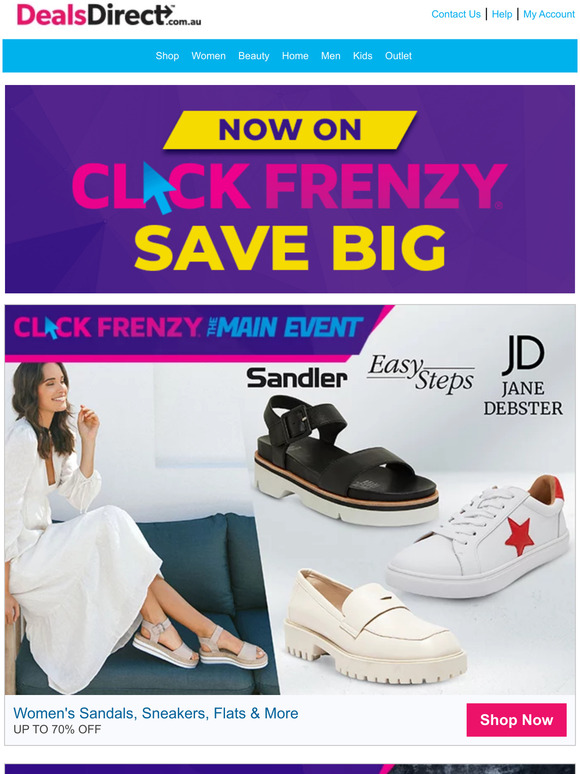 DealsDirect: Jane Debster, Easy Steps, Sandler Up To 70% Off Footwear ...