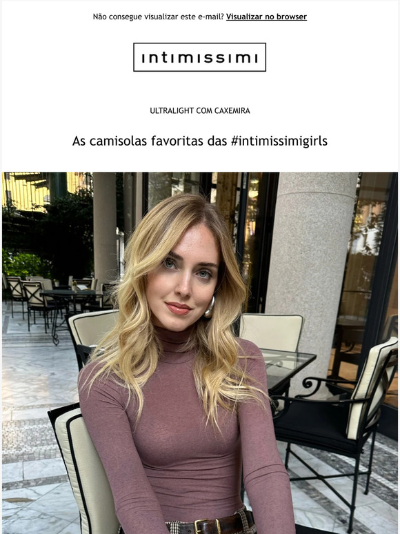 Intimissimi PT: As #intimissimigirls usam as novas camisolas Ultralight ...