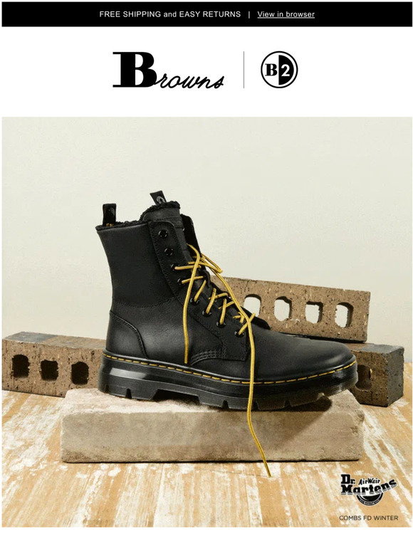 Browns Shoes: Boots you need on your radar 👀 | Milled