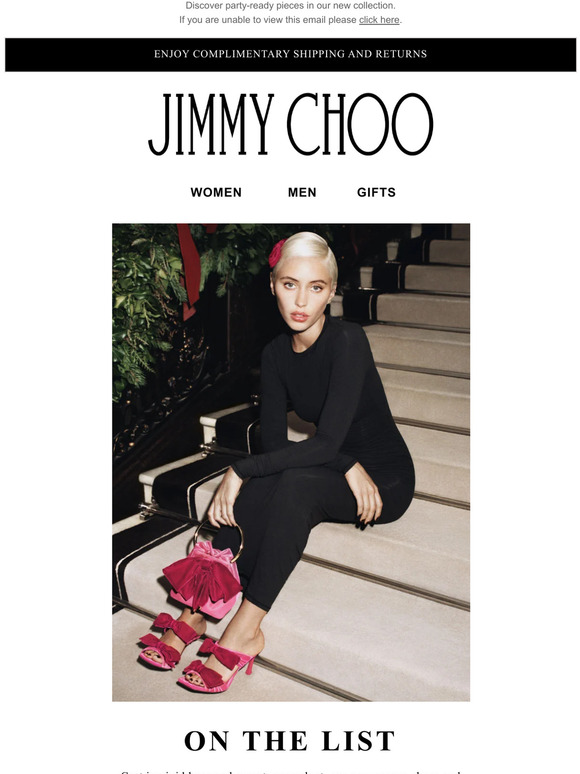 JIMMY CHOO: You're Invited: Party With Jimmy Choo | Milled