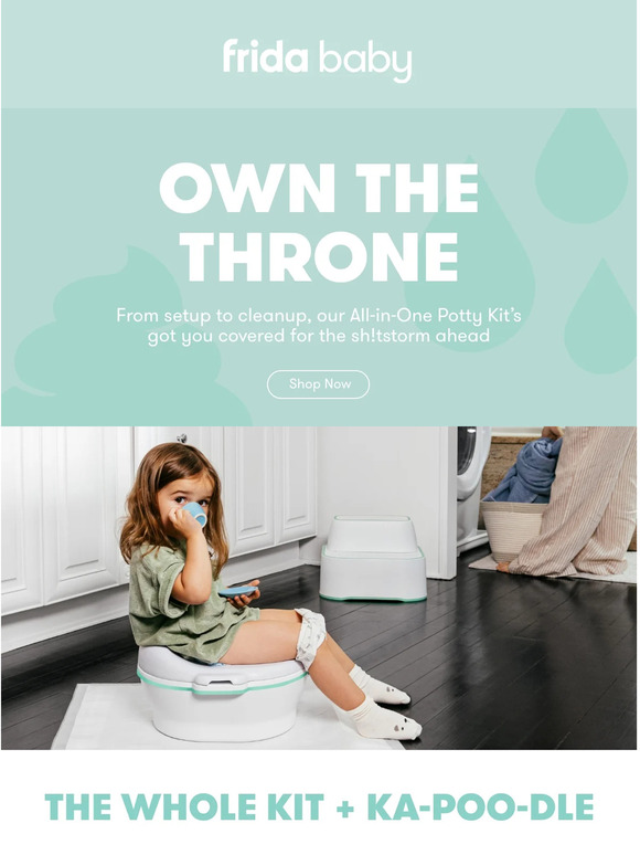 Frida Baby: New Drop: One-stop Potty Training 🚽 | Milled