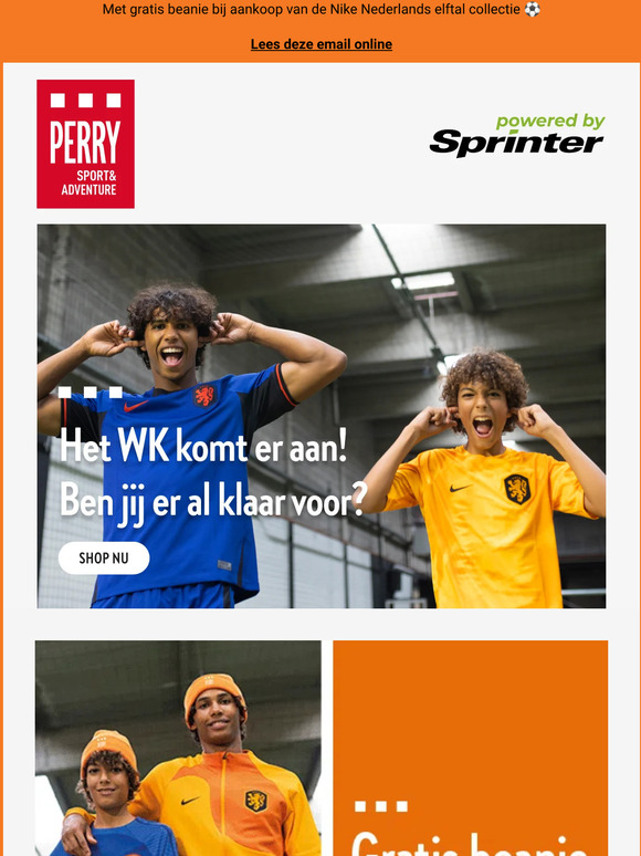 Perry Sport: Het WK komt er aan! Ben jij er al klaar voor? | Milled