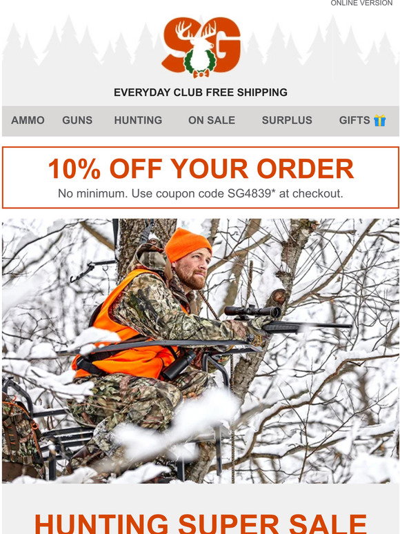 Sportsman's Guide: Hunting Super Sale & Giveaway + Free Gifts | Milled