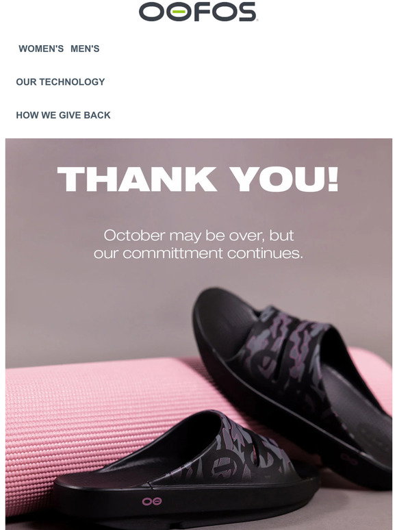 OOFOS: Thank yOO 💓 | Milled