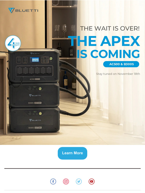 Bluetti: BLUETTI | The APEX is coming😀 | Milled