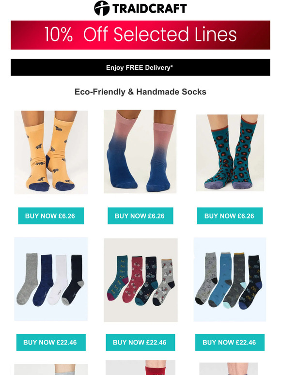 Traidcraft: Sock it to us!👣 | Milled