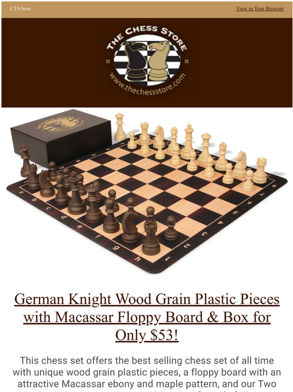 The Chess Store: Our Best Chess Set Package at $53 | Milled