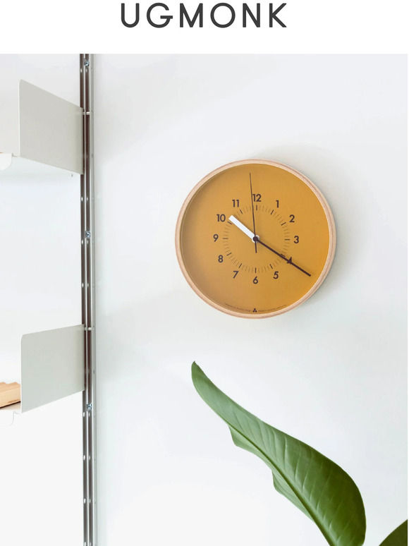 Ugmonk: Award-winning minimalist clocks from Japan | Milled