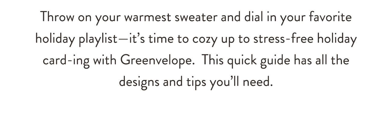 Greenvelope: A guide to sending holiday cards in 2022 | Milled