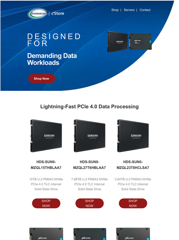 Supermicro: Enhance your server with new PCIe 4.0 SSDs | Milled