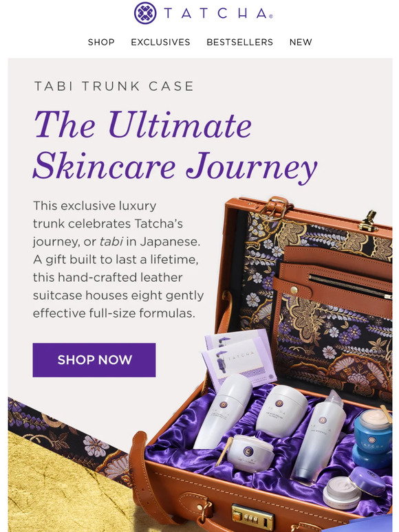Tatcha: Inside the Tabi Trunk Case: | Milled
