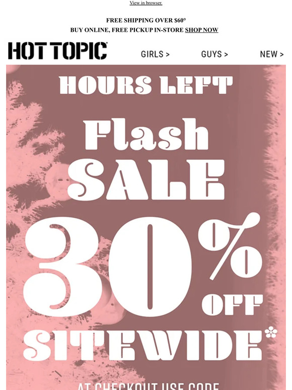 Hot Topic: Hours left to snag 30% OFF! ⌚ | Milled