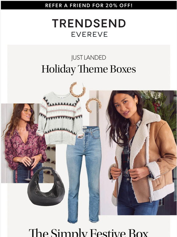 Evereve: NEW holiday theme boxes are here! | Milled