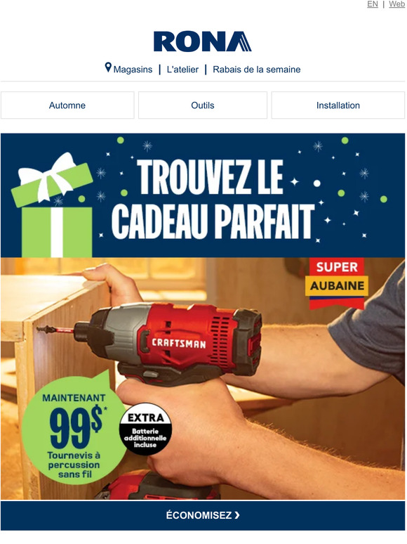 RONA: Commencez tôt votre magasinage des fêtes! | Milled