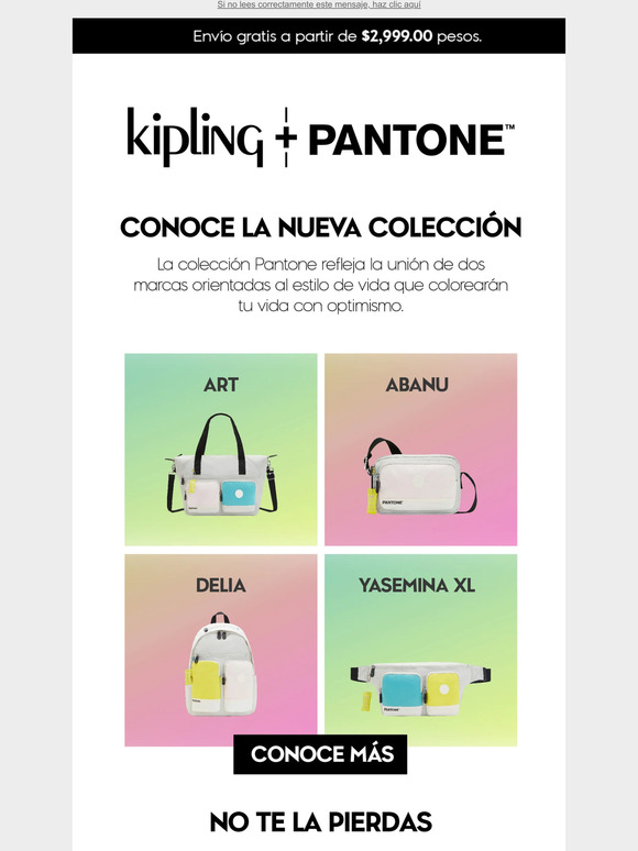 Kipling Mexico: ¡Conoce Kipling x Pantone! | Milled