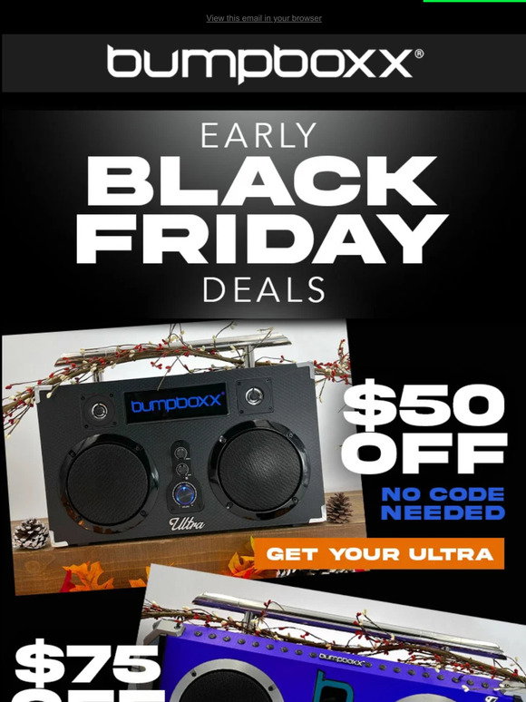 Bumpboxx: Our Lightest ULTRA BUMPBOXX is on Sale! | Milled
