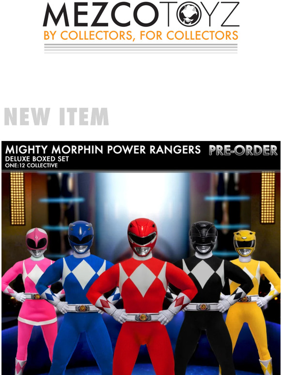 Mezco Toyz: It's Morphin' Time! ⚡️ Power Rangers are Available for ...