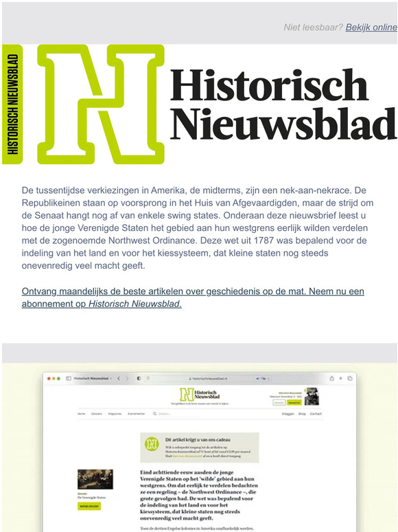 Historisch Nieuwsblad: Kleine Amerikaanse staten kregen onevenredig ...