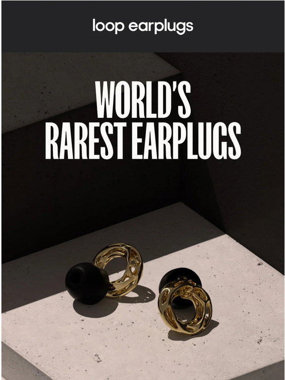 Loop: Win 18-karat gold earplugs | Milled