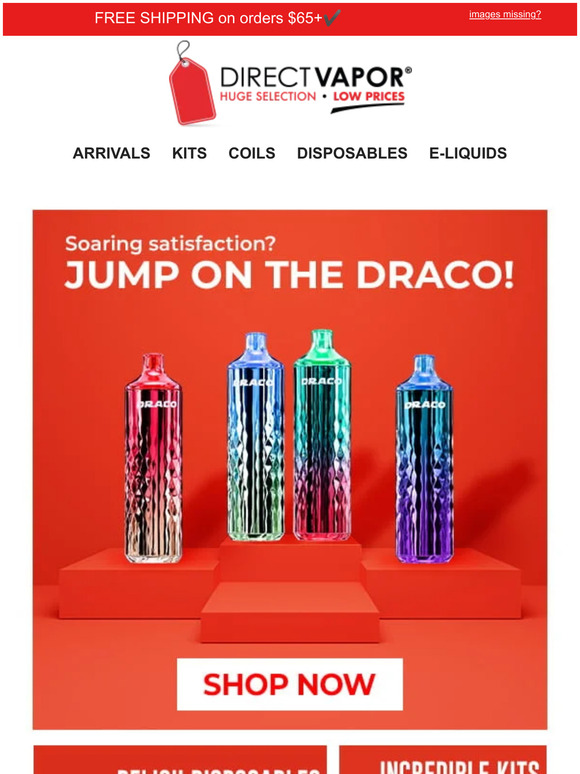 Direct Vapor: DirectVapor 🐉 Step into the House of the Draco | Milled