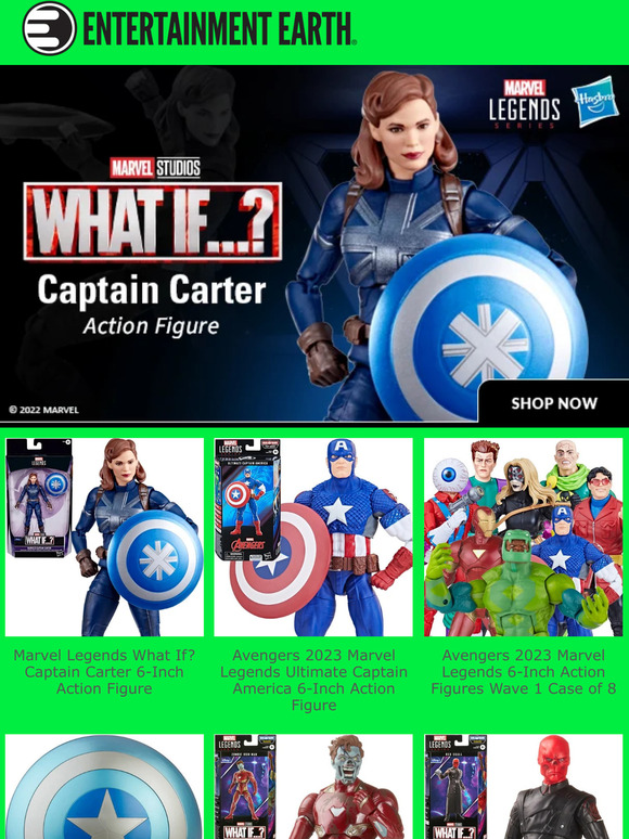 Entertainment Earth: New Marvel Legends What If? Captain Carter Action ...