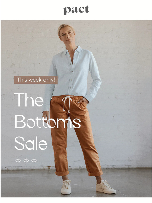 PACT Apparel: All pants & leggings on SALE. | Milled