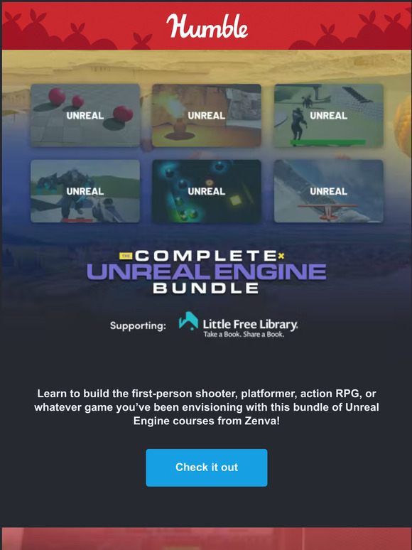 Humble Bundle: Start creating games today in Unreal Engine | Milled