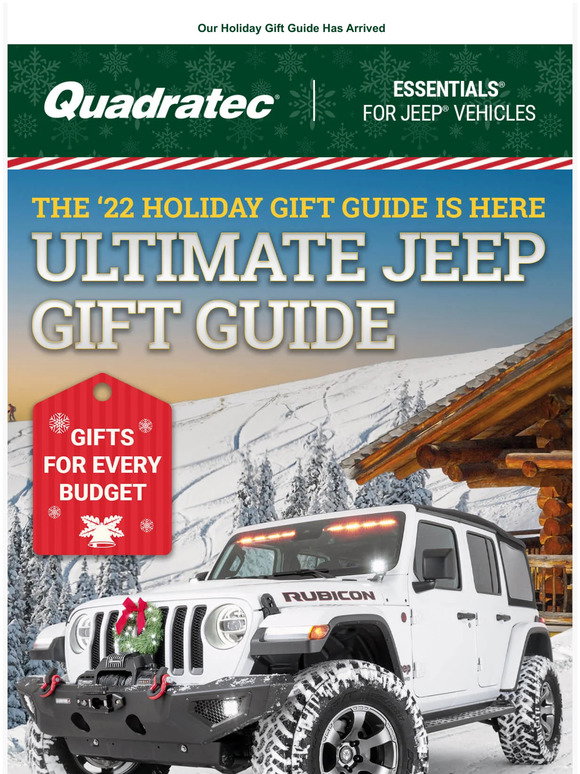 Quadratec: 🎁 The Jeep Holiday Gift Guide is Here | Milled