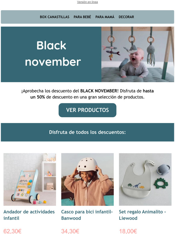Tu Bebebox: —, 🥳BLACK NOVEMBER🥳 disfruta de todos los descuentos. | Milled