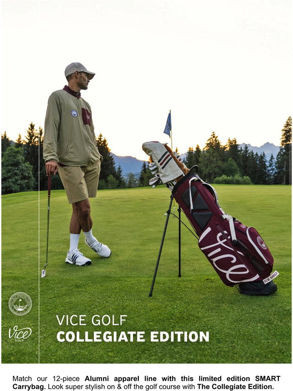 Vice Golf: Introducing: The Collegiate Edition | Milled