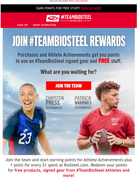 BioSteel: Earn points, get free stuff! | Milled