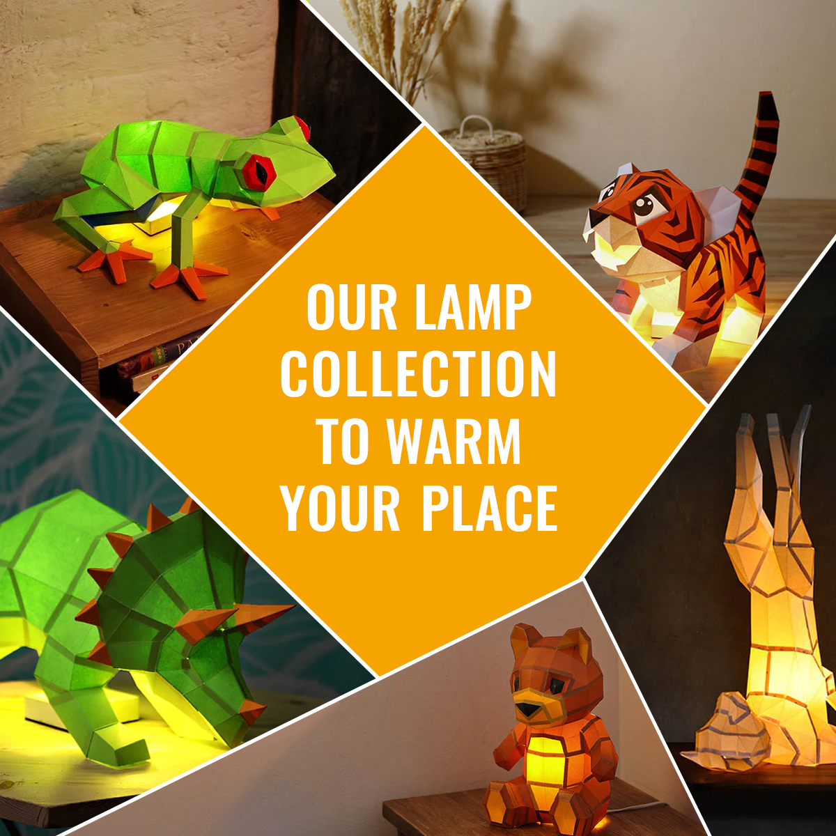 PaperCraft World: Our Lamp Collection to Warm Your Place 💛 | Milled