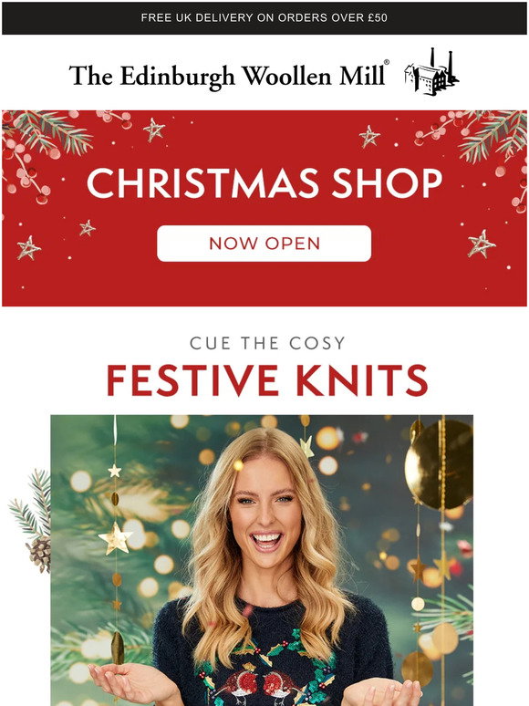 The Edinburgh Woollen Mill: ... Christmas Shop Now Open | Milled