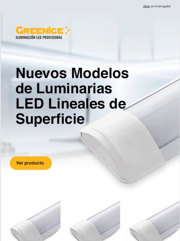Green Ice: Nuevos Modelos en Luminarias Lineales LED de Superficie - Un ...