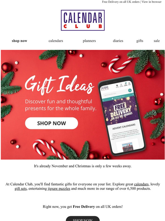 Calendar Club UK: Fun and unique presents for the whole family 🎁 | Milled