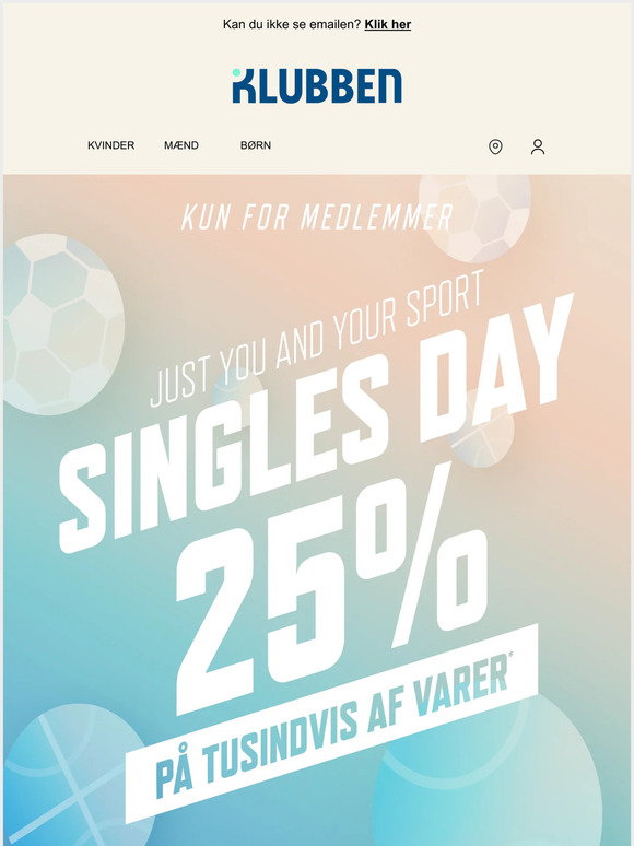 Sportmaster: Singles Day - Spar 25% på tusindvis af varer* | Milled