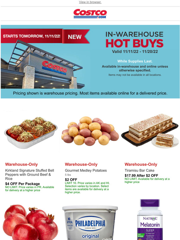 Costco: PREVIEW Tomorrow's In-Warehouse & Online HOT BUYS NOW! New ...