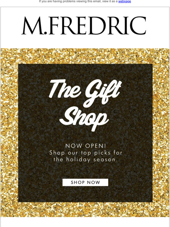 M.Fredric: 🎁 Our Gift Shop is officially OPEN 🎁 | Milled