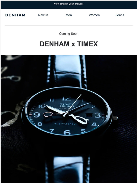 Denham: Get Ready | DENHAM x Timex Iconic Timepiece | Milled