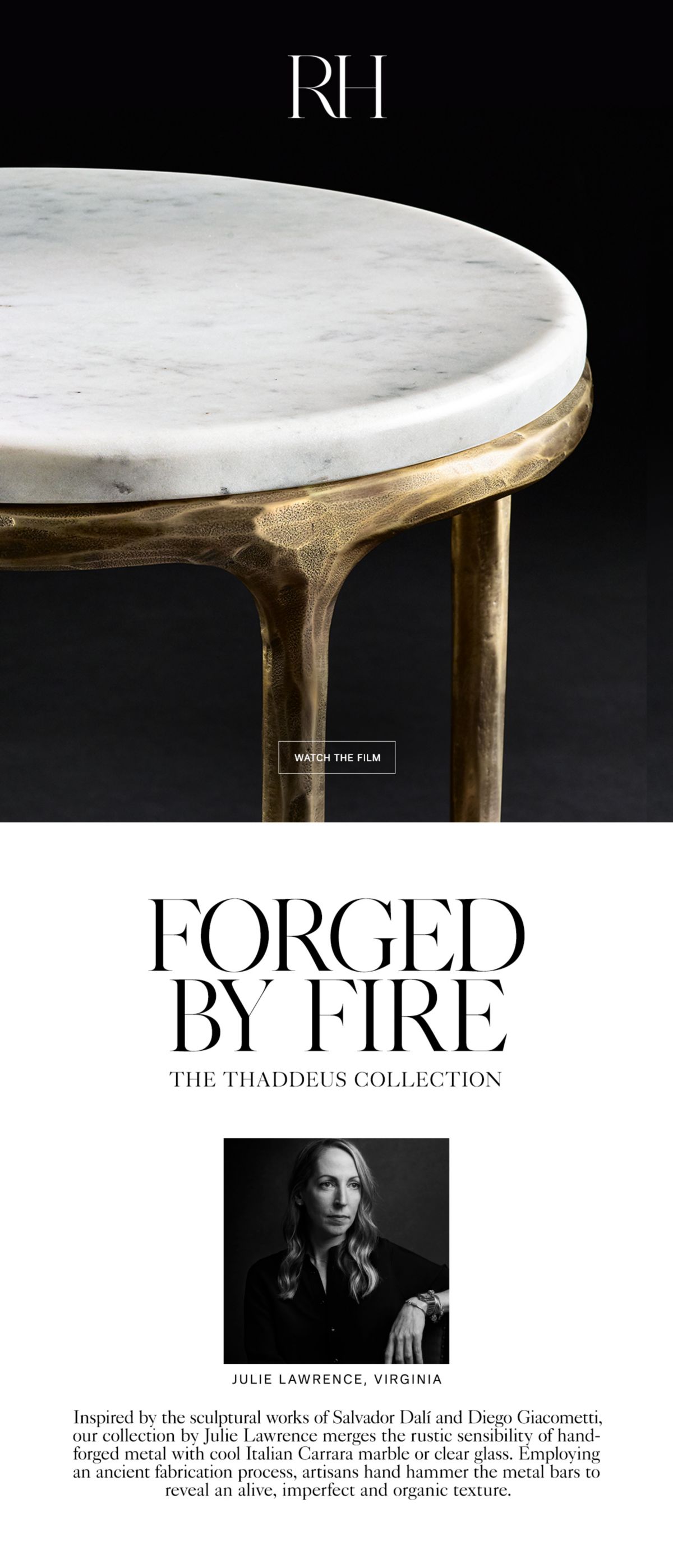 Restoration Hardware: The Thaddeus Collection by Julie Lawrence. Watch ...