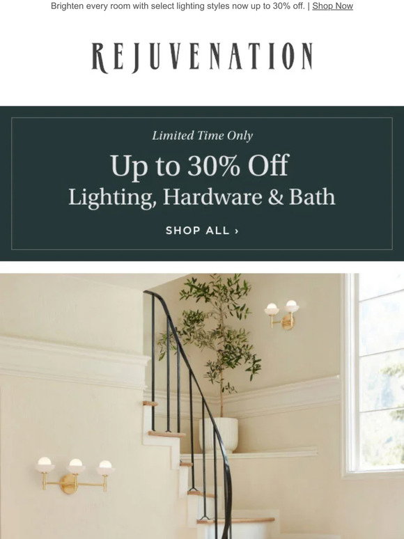 Rejuvenation: Wall lighting styles to warm up your home | Milled