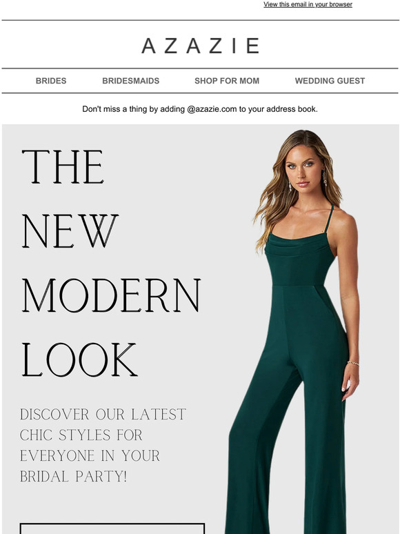 Azazie: 📰 THIS JUST IN: MODERN CHIC | Milled