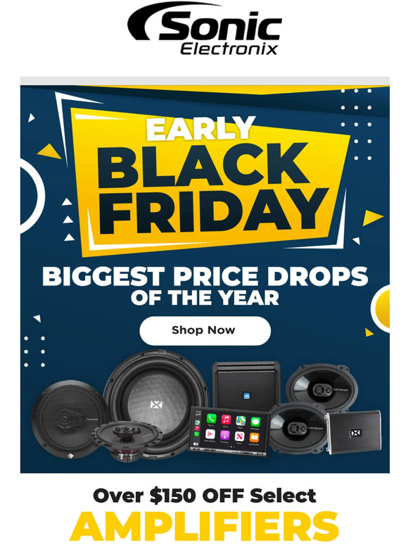 Sonic Electronix: Power Your Subs or Speakers: Top Amplifier Deals | Milled