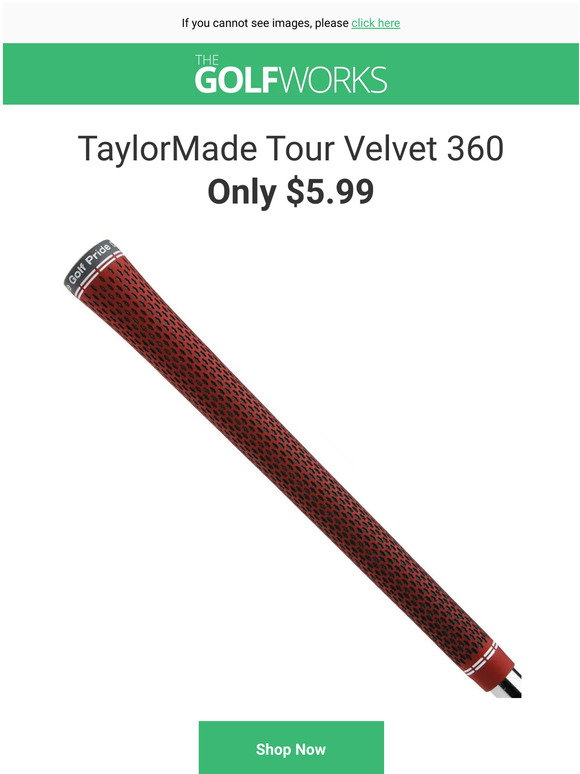 GolfWorks: 33% off Tour Velvet 360 grips! | Milled