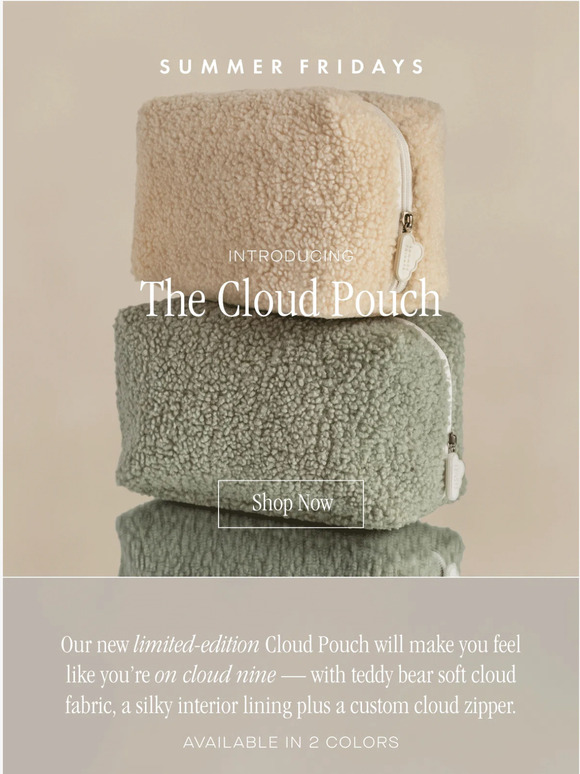 Summer Fridays: Meet our New Limited-Edition Cloud Pouch ☁️ | Milled