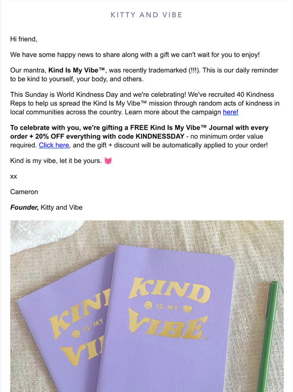 Kitty & Vibe: Our Free Gift To You! 💝 | Milled