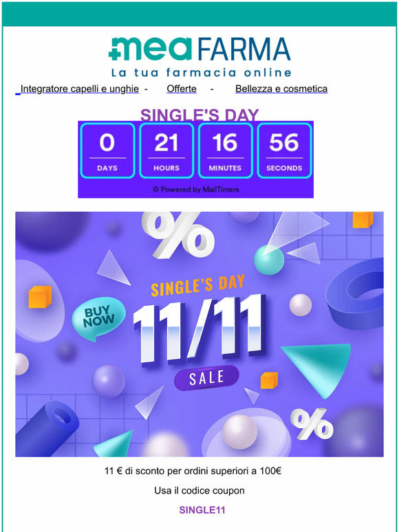 Meafarma: Single's Day! Sconto extra solo per 24h! | Milled