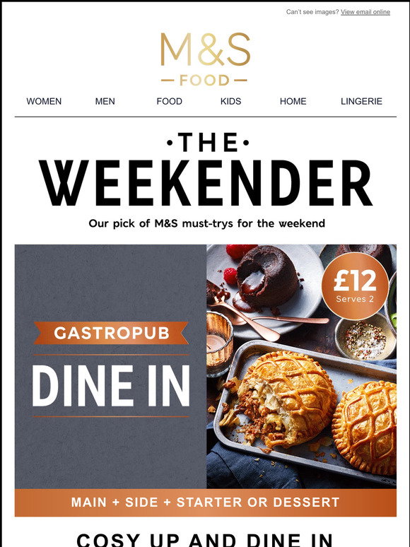 Marks and Spencer: New dishes added to our iconic Dine In deal | Milled
